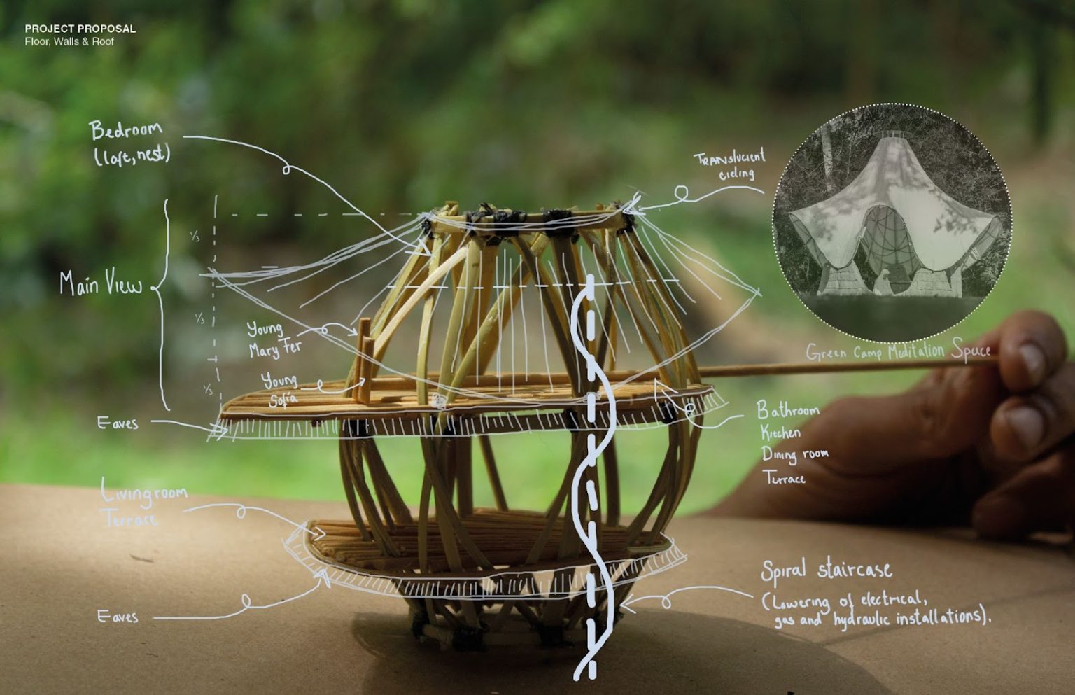 Tree House Concept Model - Bamboo U