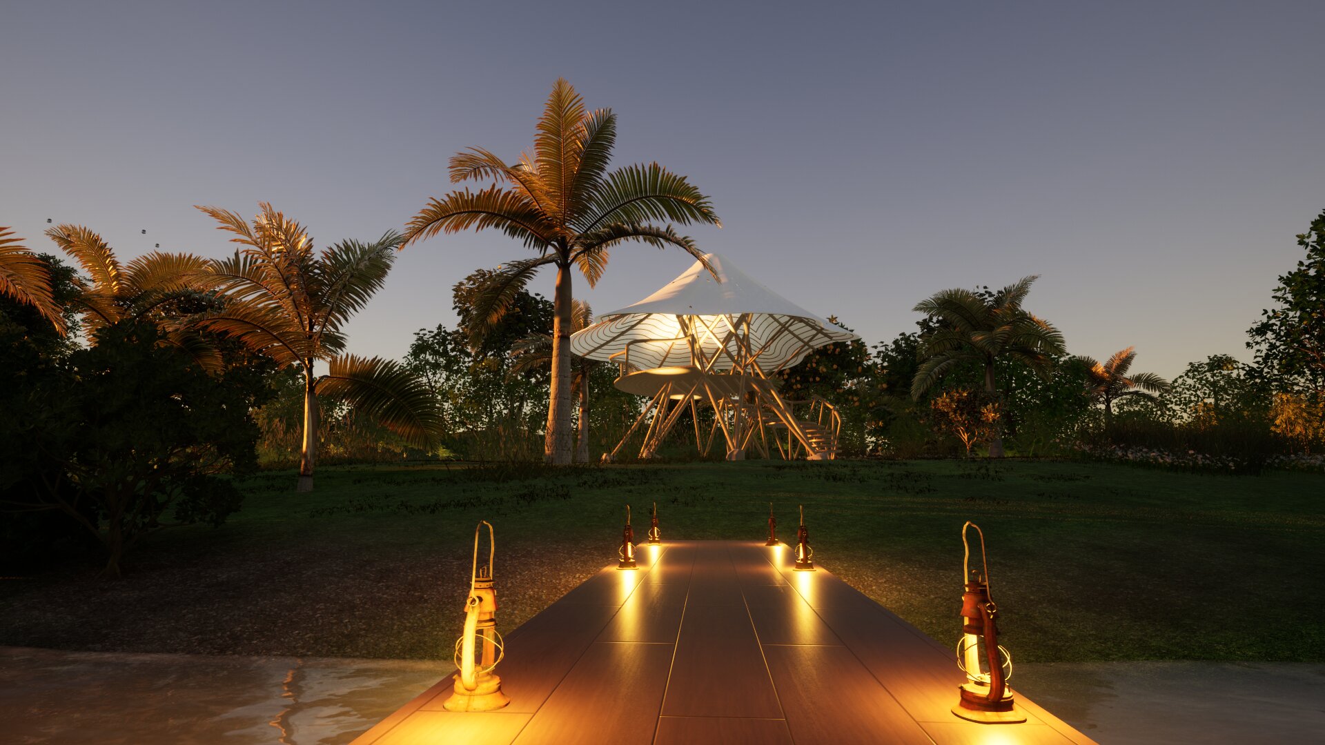 A Bamboo Community Center Inspired by Cacao Pods - Bamboo U