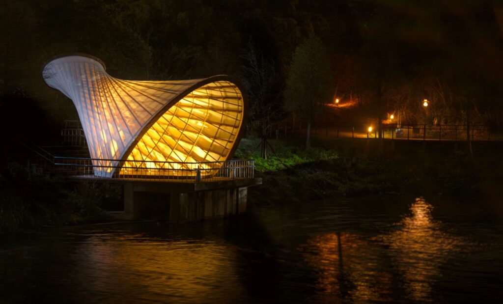 Augmented Construction in Taiwan: Crafting the MemutAR Pavilion - Bamboo U